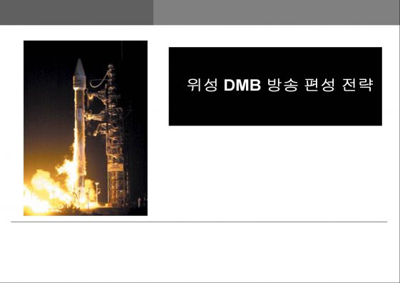 위성 DMB 방송 편성 전략