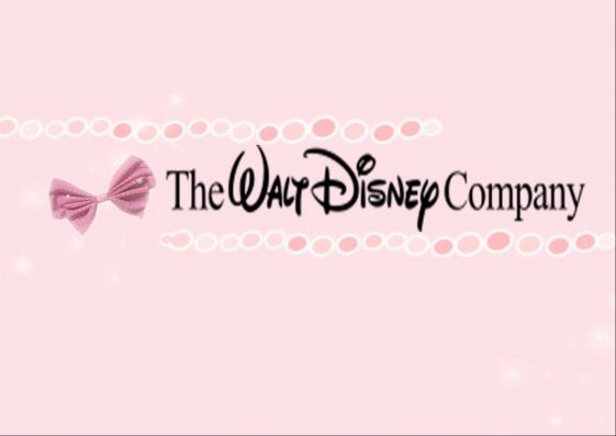 The Walt Disney Company - 월트디즈니기업분석,월트디즈니사회공헌,월트디즈니마케팅전략 PPT자료