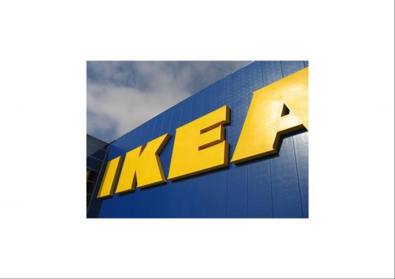 IKEA 이케아 기업 SWOT분석및 마케팅 STP,4P전략분석 PPT자료