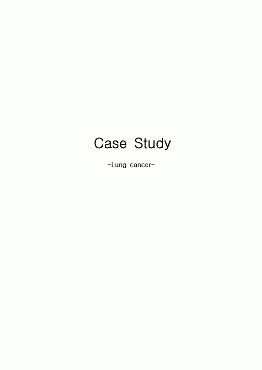 Lung cancer Case Study[1]