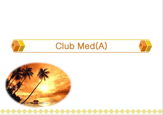 클럽메드,클럽매드,Club Med