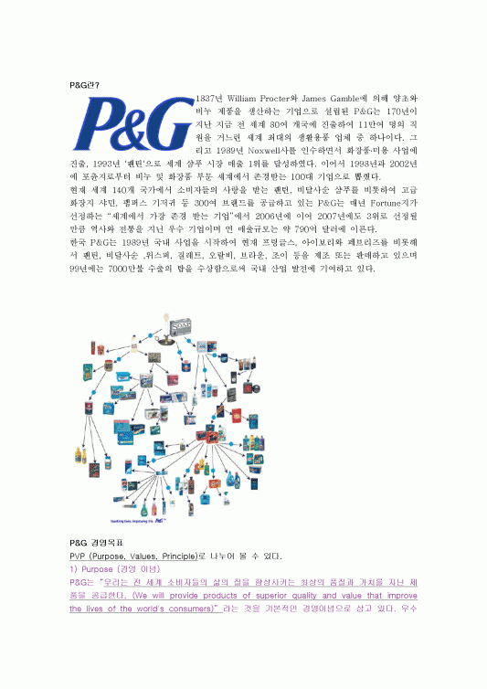 P&G(피앤지)의 모든것