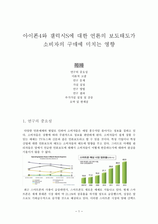 아이폰과 갤럭시에 대한 언론의 보도태도