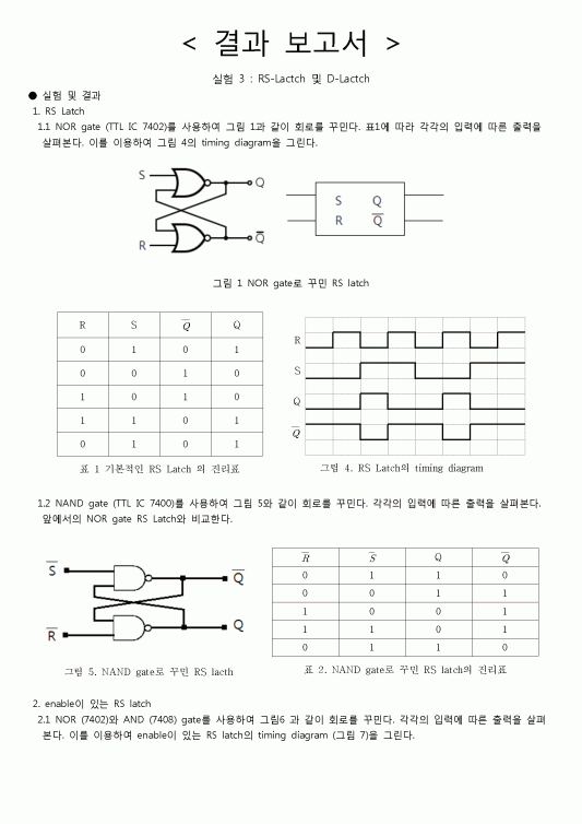 결과 보고서 3주차