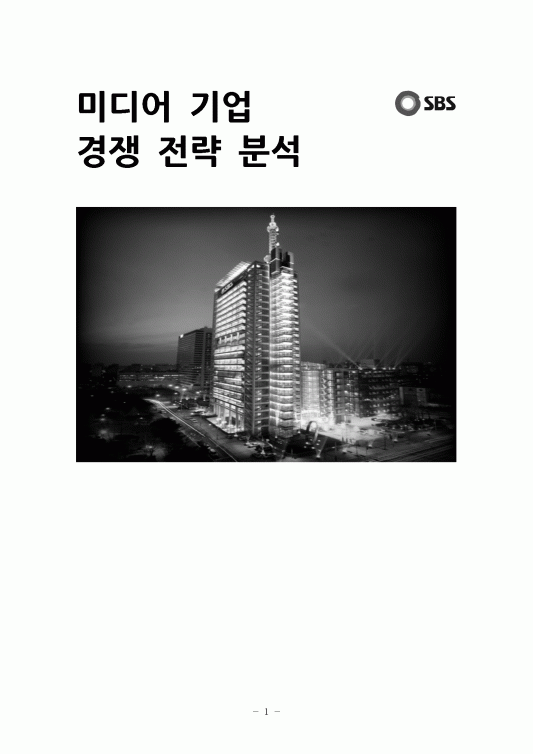 미디어 기업 경쟁 전략 분석