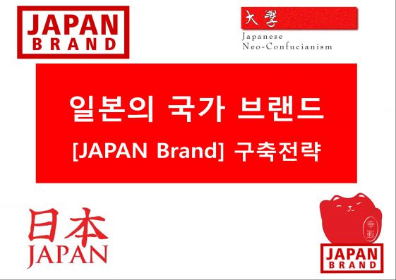 일본의 국가 브랜드[JAPAN Brand] 구축전략_국가브랜드 전략