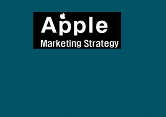 애플(APPLE) 마케팅사례 (아이폰, 아이팟 4P 전략, 삼성 갤럭시와 SWOT 비교).pptx