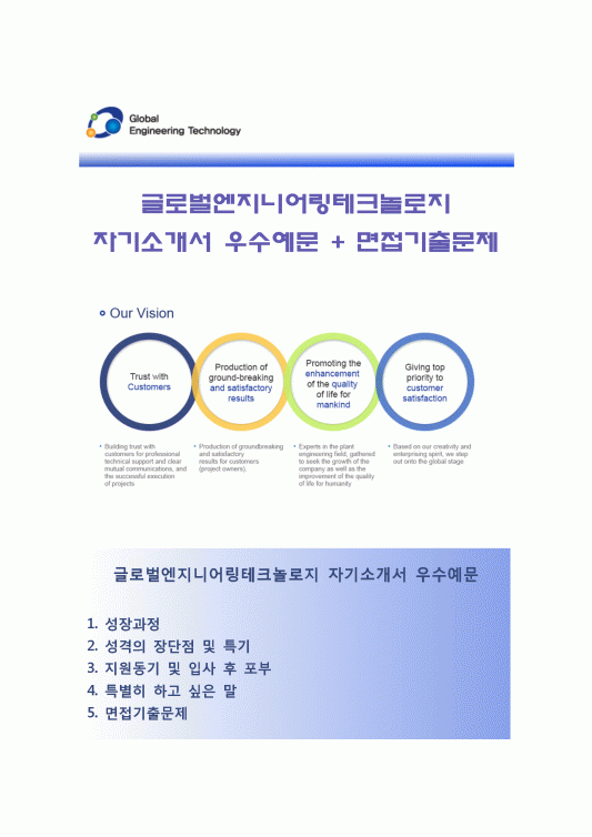 <글로벌엔지니어링테크놀로지 자기소개서> 글로벌엔지니어링테크놀로지 자소서 (글로벌엔지니어링테크놀로지자기소개서┼글로벌엔지니어링테크놀로지자소서항목 레포트 우수예문)