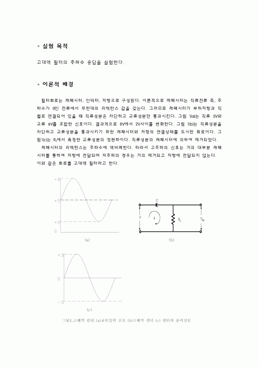 5 High-pass Filter 예비