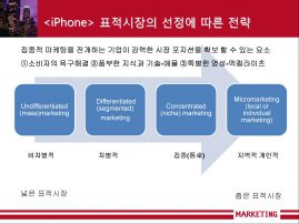 애플 아이폰(i Phone),아이폰 스마트폰,아이폰 삼성갤럭시,스마트폰시장,스마트폰 비교,Segmentation.ppt-13페이지