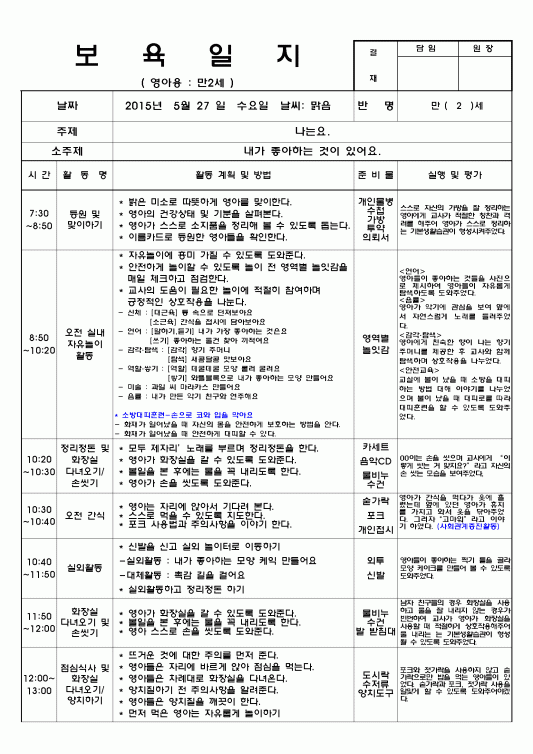 5월 만2세 일지1