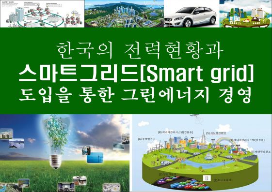 한국의 전력현황과 스마트그리드[Smart grid]의 도입을 통한 그린에너지 경영