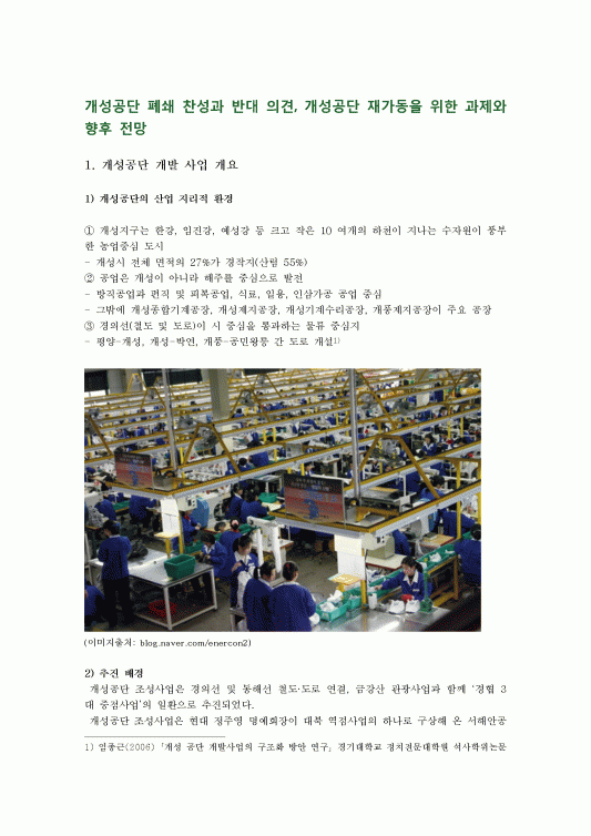 [개성공단 폐쇄 찬반] 개성공단 폐쇄 찬성과 반대 의견, 개성공단 재가동을 위한 과제와 향후 전망 - 개성공단 폐쇄 찬성 반대