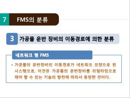 유연 생산 시스템(FMS),FMS 도입배경 및 특징,FMS 도입 사례,FMS의 Lay-out,FMS의 특징-20페이지