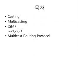 IGMP & Multicast Routing Protocol-2페이지