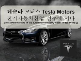 테슬라 모터스 친환경자동차 산업 선두에 서다[Tesla Motors stand in the automotive industry leader in eco-friendly]-1페이지