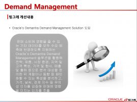 Demand Management,수요예측 솔루션조사,Oracle 기업 소개,Oracle의 빙그레 개선 내용-15페이지
