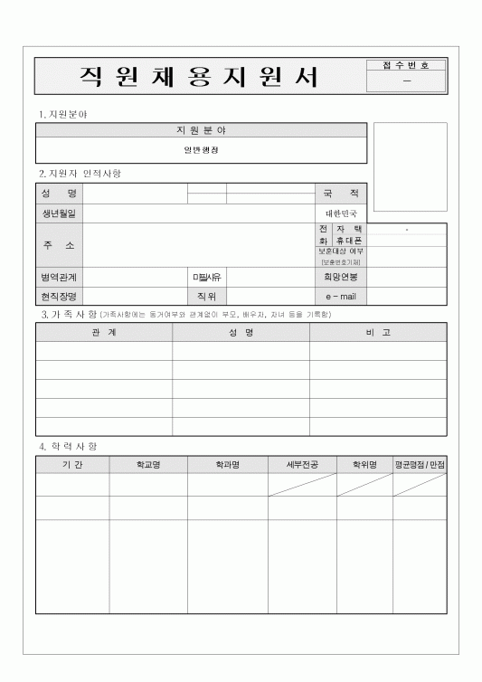 세명대학교 교직원 자기소개서