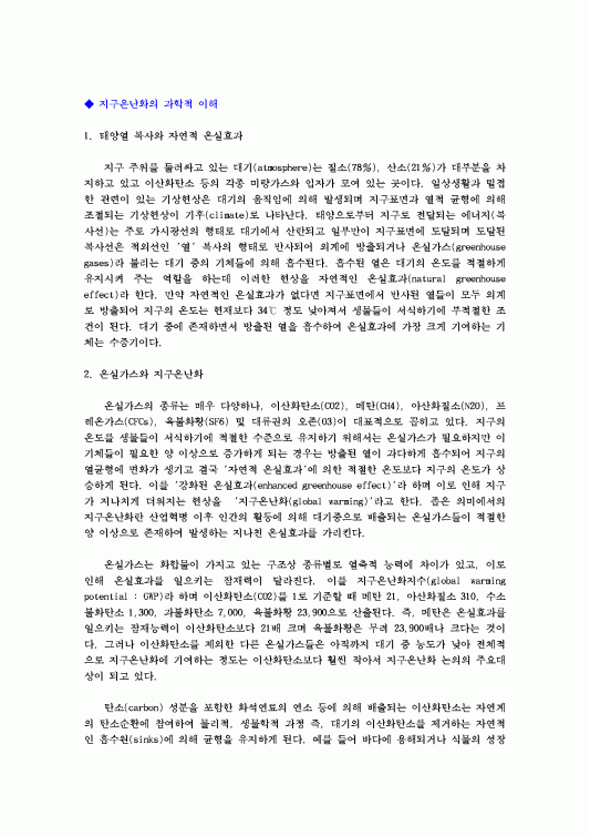 지구 온난화의 과학적 이해