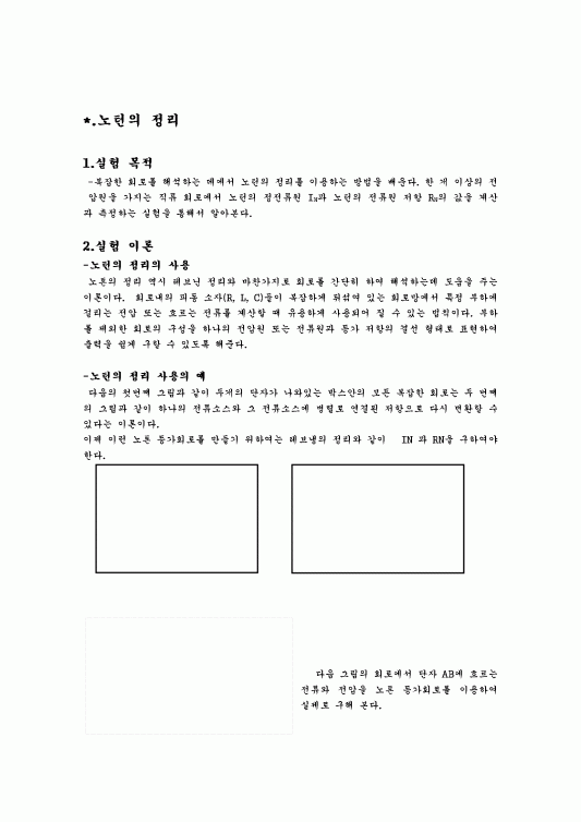 (예비) 노턴정리 & 최대전송전력