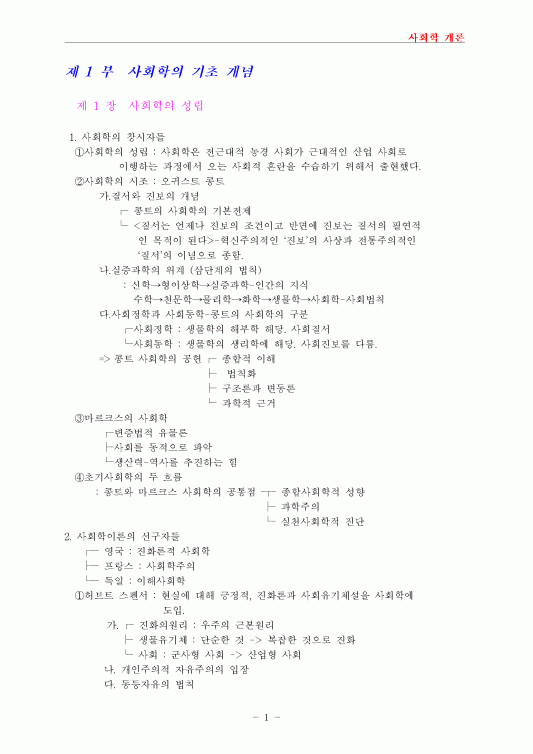 사회학일반이론
