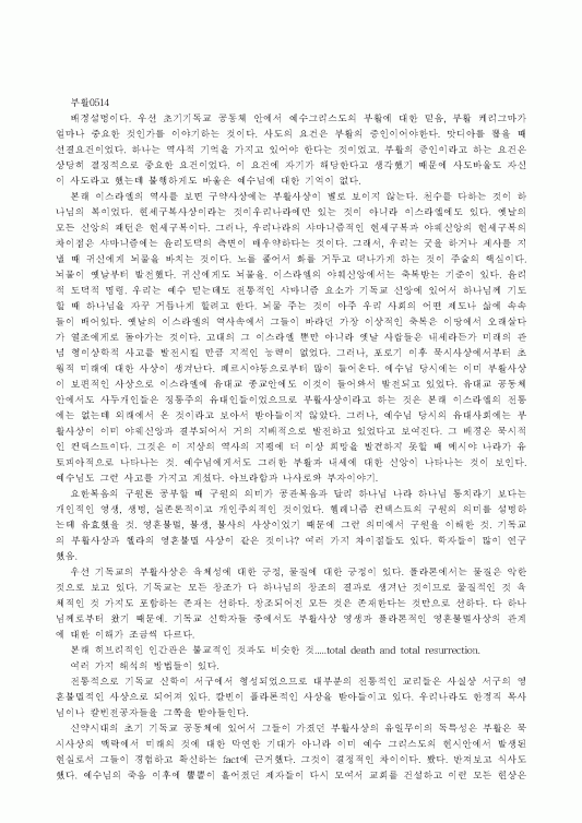 기독교에서 부활