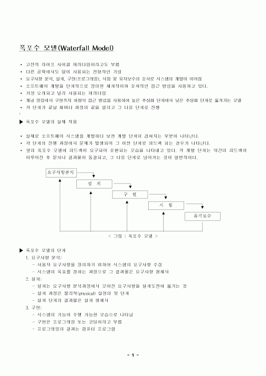 시스템 개발 방법론