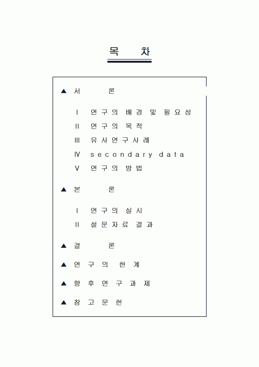 자동차극장 설문관련 조사방법론