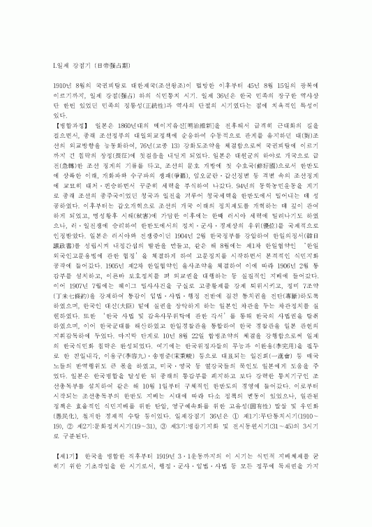 일제불법 강점기의 토지 정책 에대하여