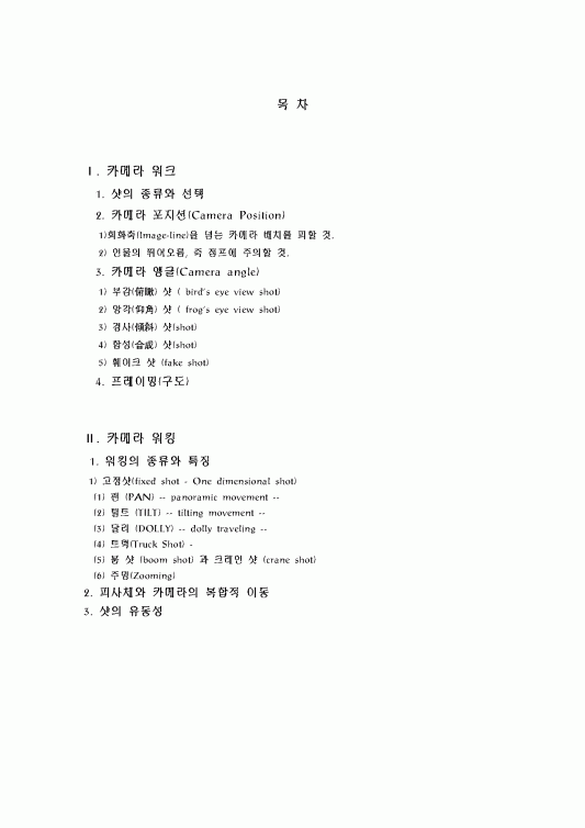 카메라촬영법