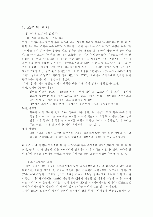 [스포츠] 스키