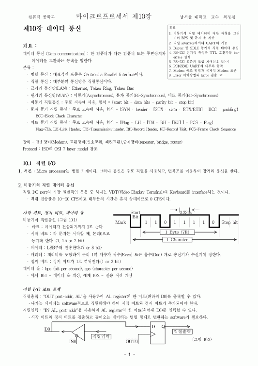 데이터 통신 레포트 자료
