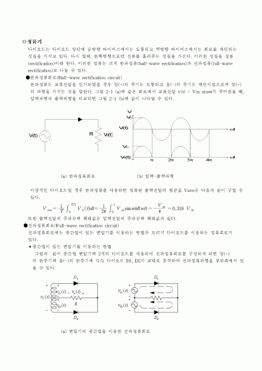 [공학/컴퓨터/통신] 다이오드