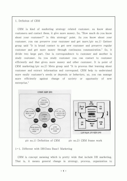 CRM vs e-CRM (영문판)