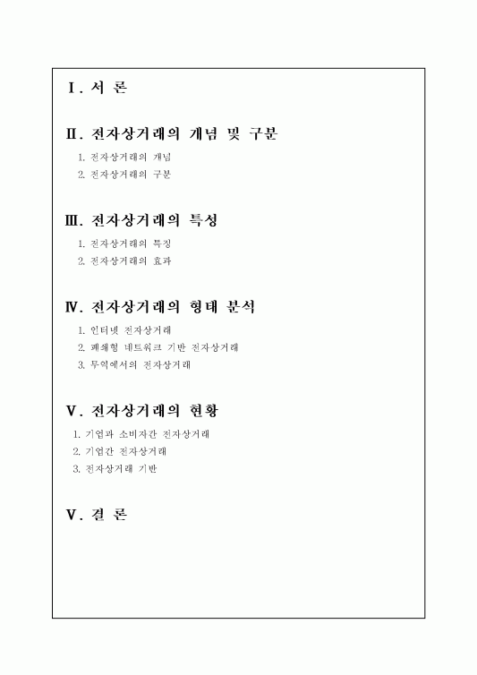 전자상거래에 관하여