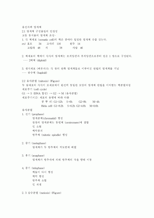 유전자와 염색체
