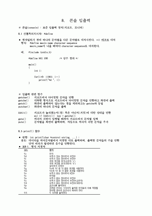 콘솔 입출력2
