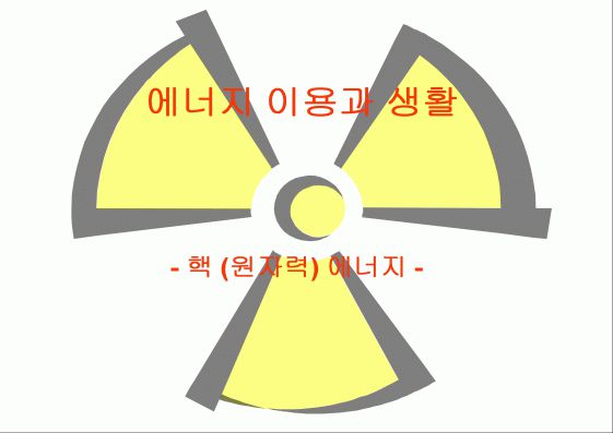 핵에너지 레포트 자료