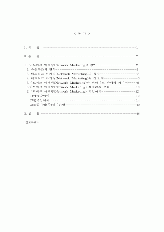 시대의요청 네트워크마케팅