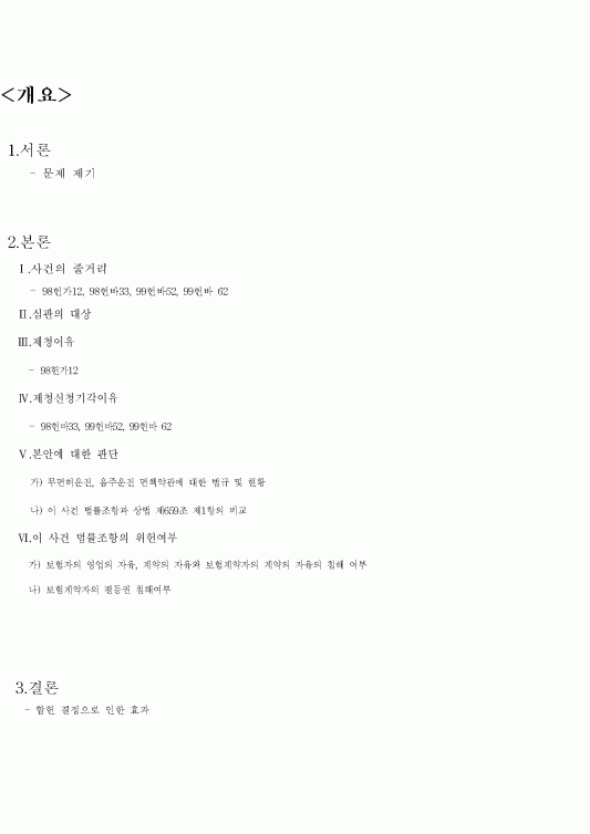 중과실로 인한 보험사고