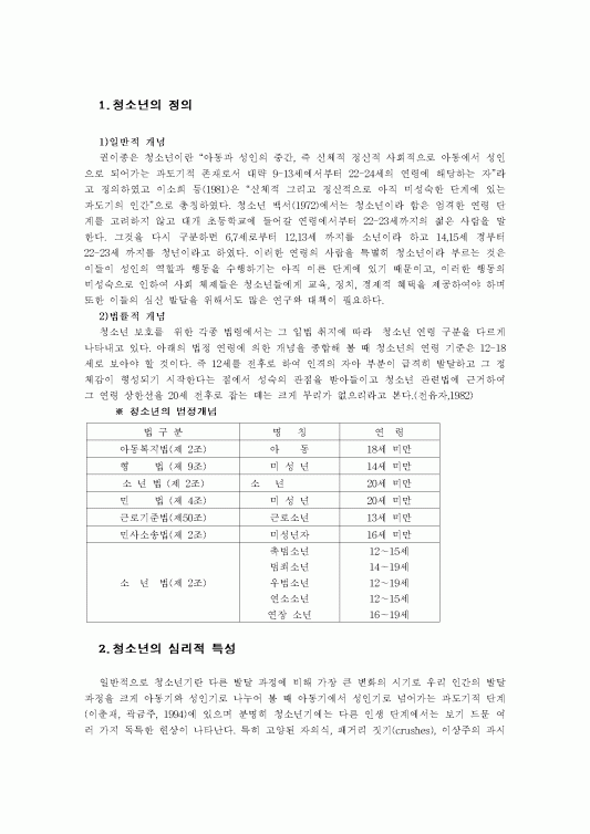 비행청소년 비행청소년예방법 비행이론 비행발생현황 청소년심리