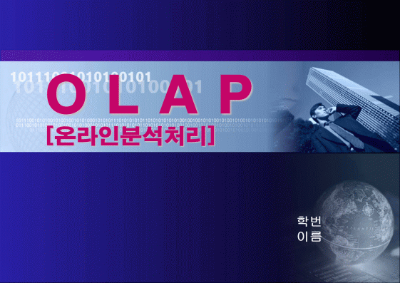 온라인 분석 처리 (OLAP)