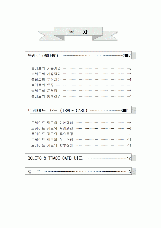 bolero & tradecard
