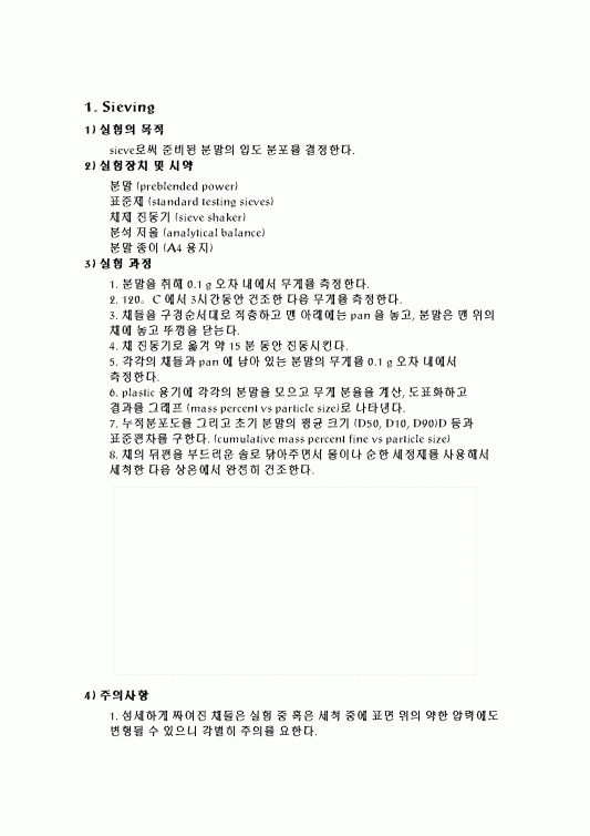 입도 분포 측정