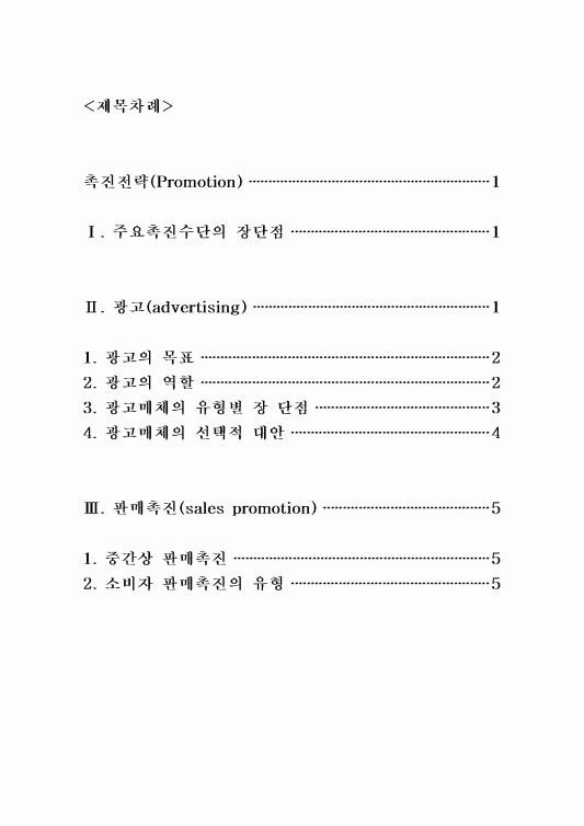 촉진전략이란?