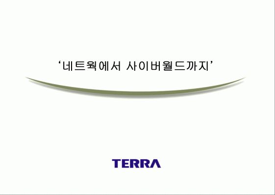 사업 기획서의 실제-정보통신업체 테라의 사업 계획서를 살펴본 기획서의 실제