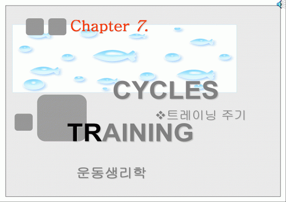 운동 생리학-트레이닝 주기에 대한 이해와 분석