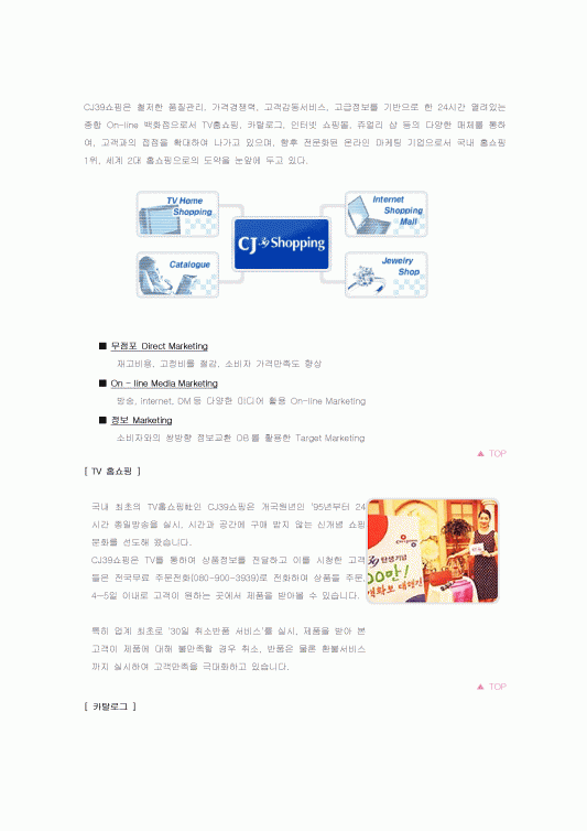 CJ39쇼핑 마케팅 사례