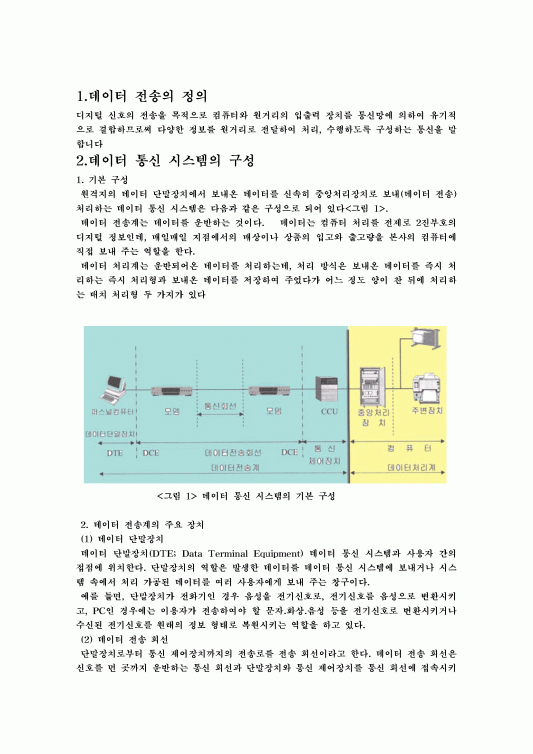 데이터 통신 레포트 자료