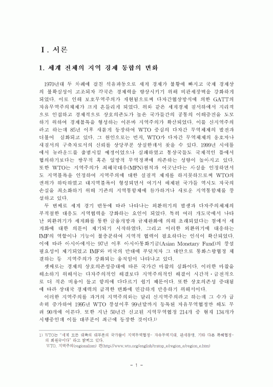 ASEAN의 형성배경과 발전과정